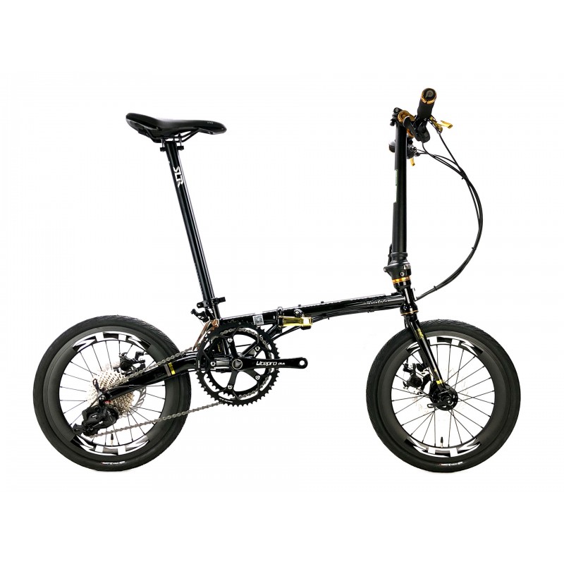 FNHON GUST 16" 黑金版 - 風行螞蟻腳復古摺疊車